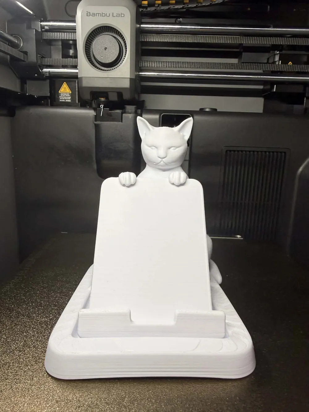Cat Phone Stand – Cute Desk Holder for Smartphone - Free 3D Print Model ...