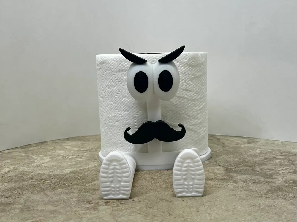Mr. Toilet Paper Head by Jasa Designs MakerWorld: Download Free 3D Models