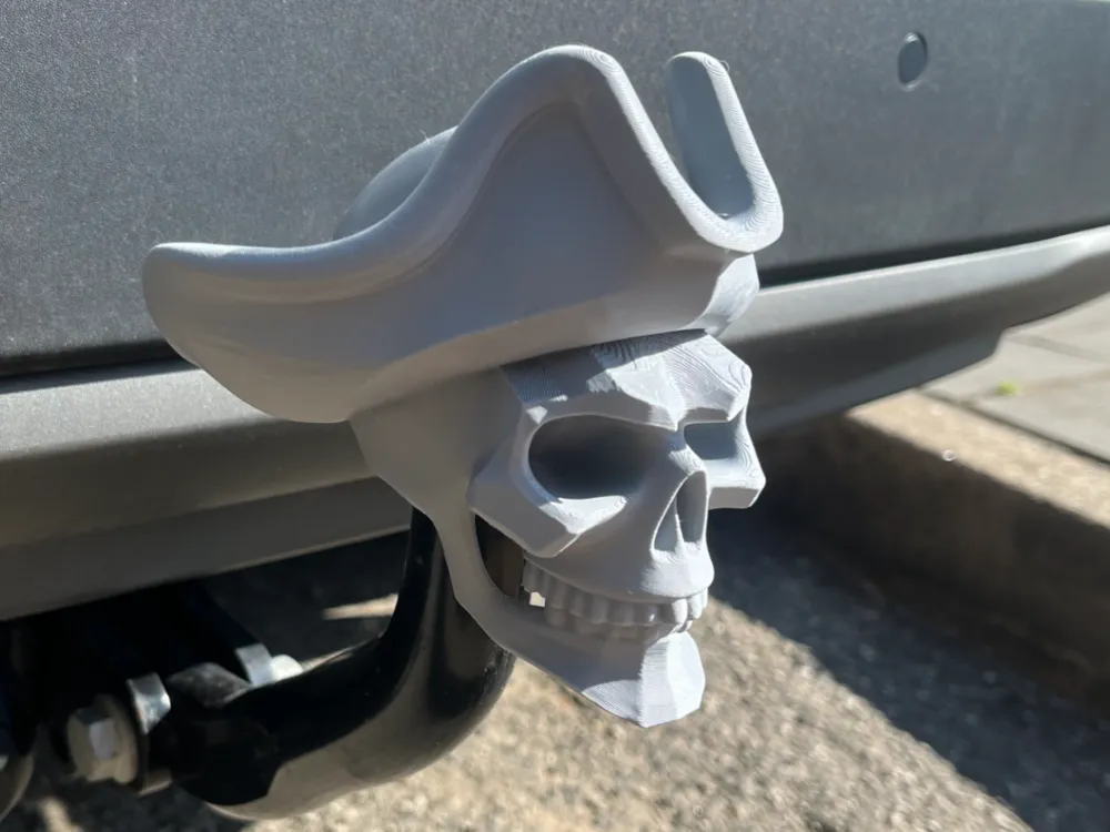 Pirate Skull Hitch ball cover Remixed by Biskup MakerWorld: Download ...