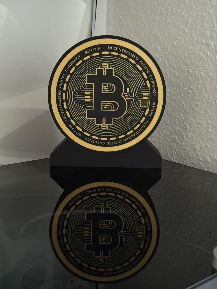 BITCOIN-LICHTKASTEN MIT STÄNDER - LED-LAMPE-KIT 001 + von PTRC ...