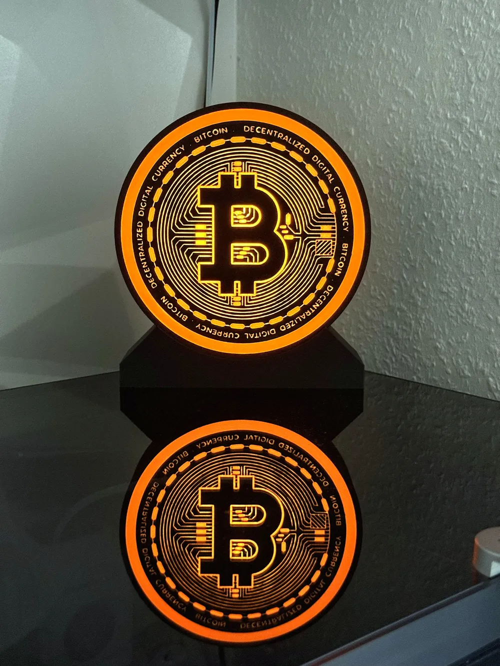 BITCOIN-LICHTKASTEN MIT STÄNDER - LED-LAMPE-KIT 001 + von PTRC ...