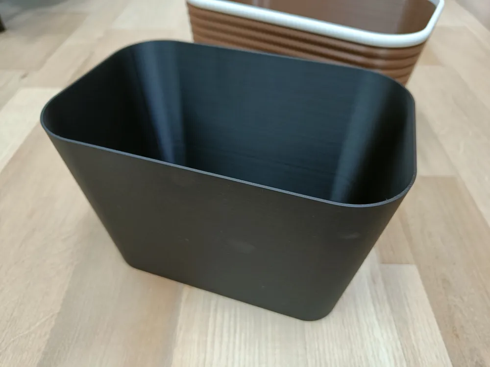 Planter "ripple" rectangular oval flower pot by starkeeper - MakerWorld