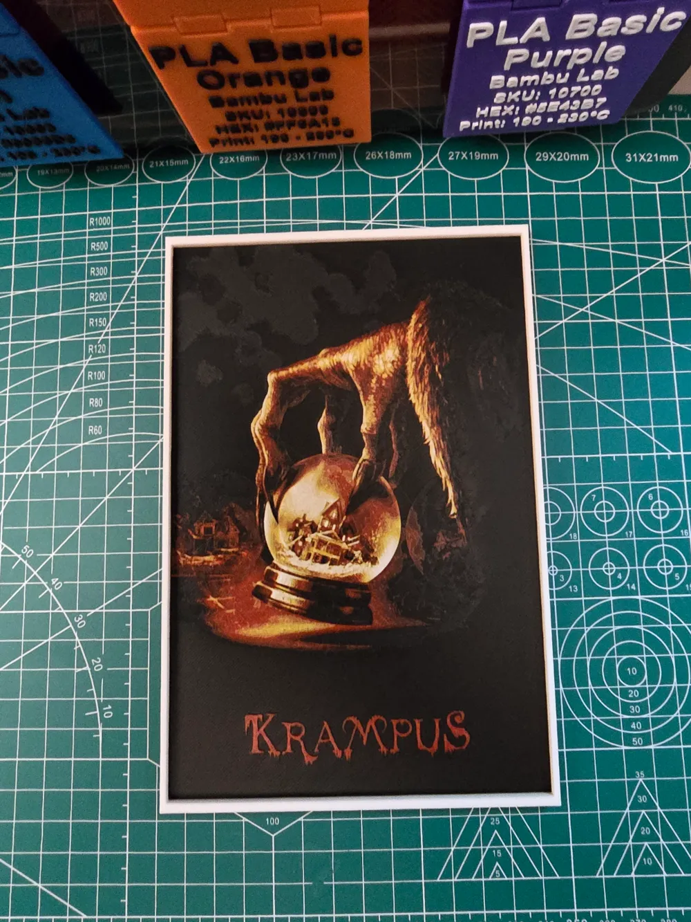 Krampus Movie Poster - Hueforge Art by Lumpy3D - MakerWorld
