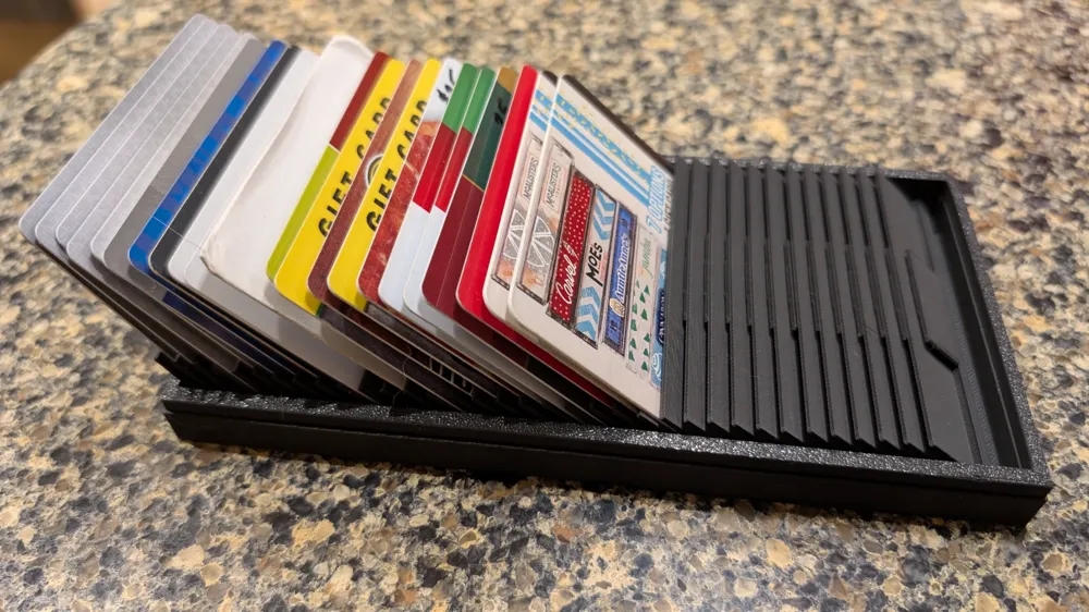 Gift Card Holder/Organizer/Flipper - Free 3D Print Model - MakerWorld
