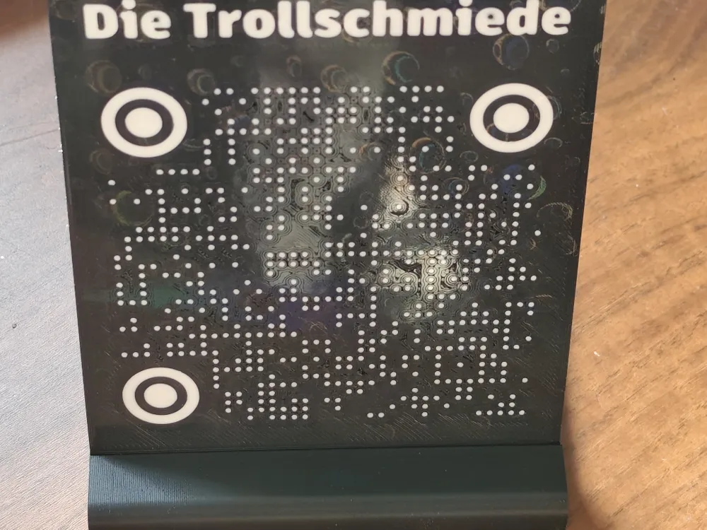 Tabletop Sign for QR Code - Free 3D Print Model - MakerWorld
