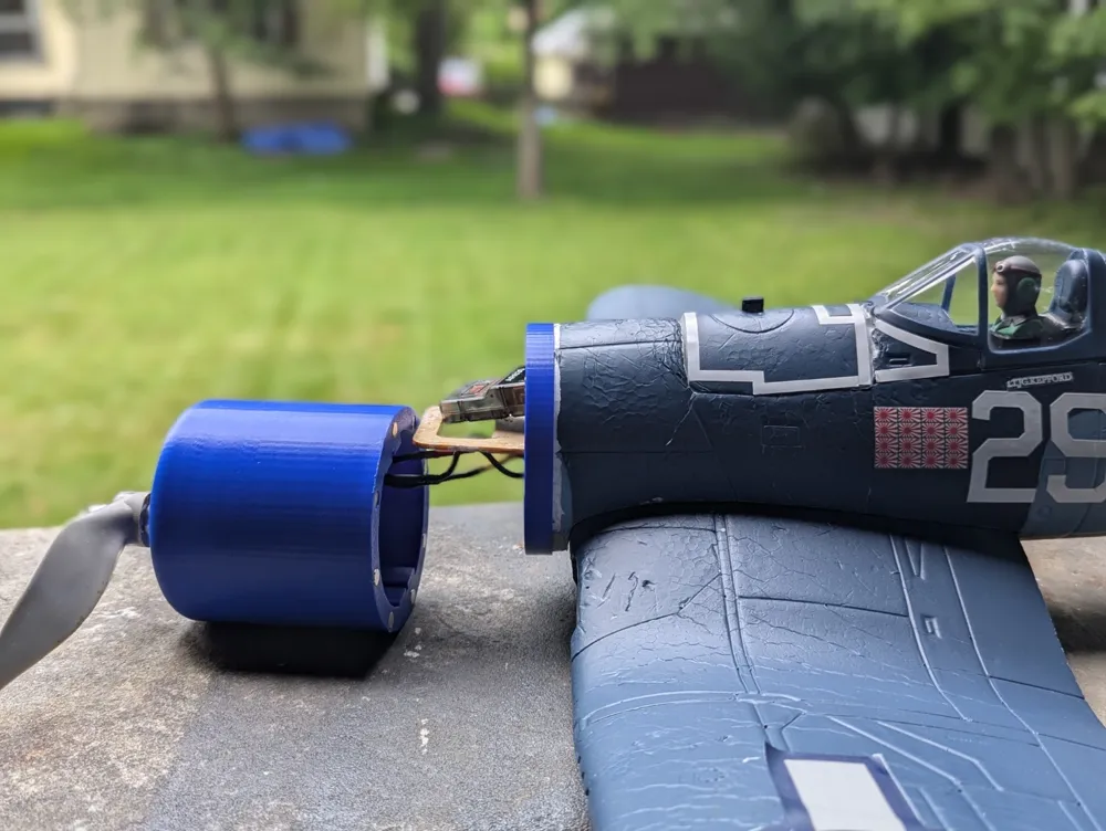 HKing F4U Corsair (750mm) Replacement Fuselage by Soupy MakerWorld ...