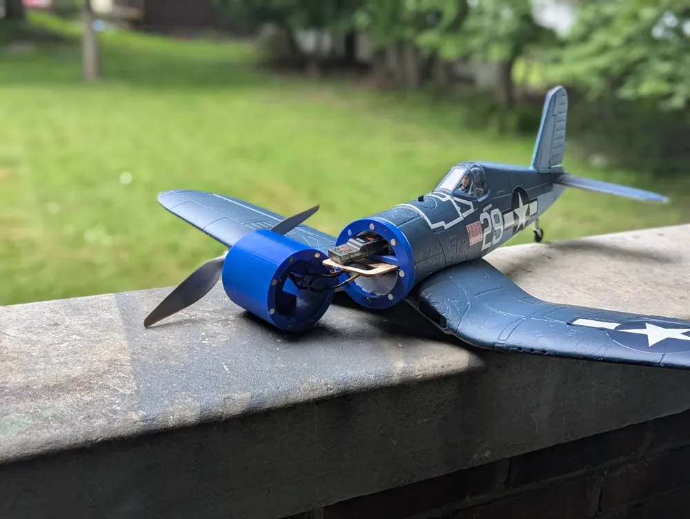 HKing F4U Corsair (750mm) Replacement Fuselage by Soupy MakerWorld ...