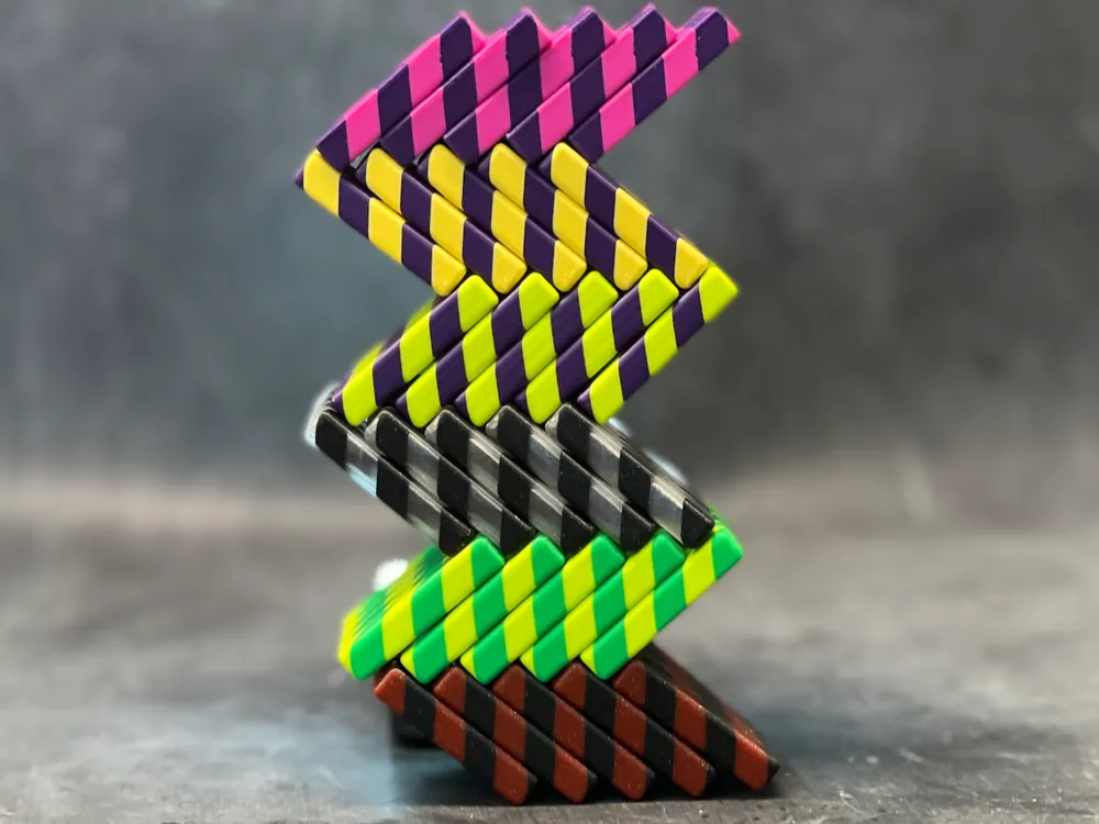 Fidget Cube: Stripeshift - Free 3D Print Model - MakerWorld