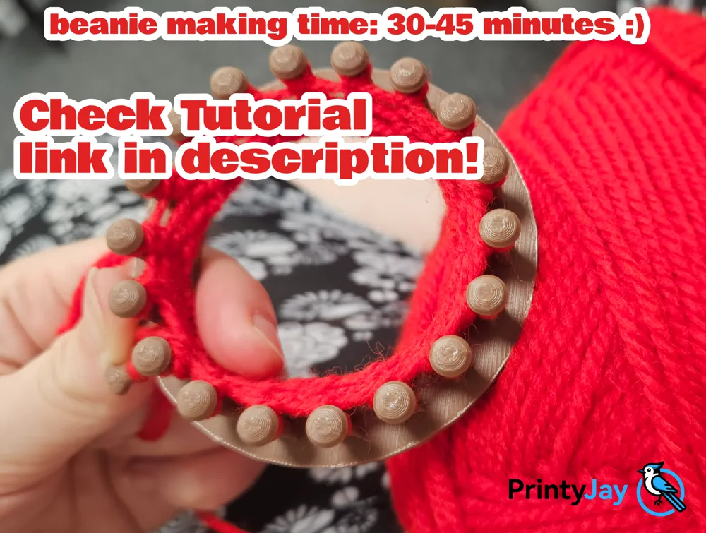 Cute Little Woolly Beanie Making Set! EASY! by Printyjay MakerWorld ...