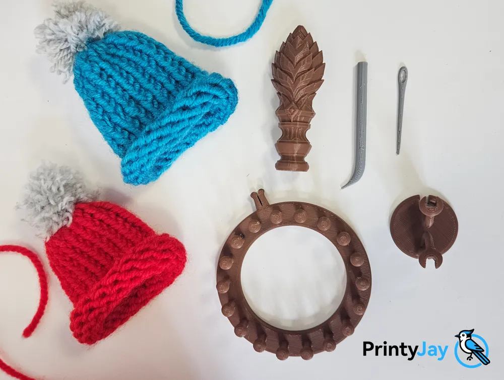 Cute Little Woolly Beanie Making Set! EASY! by Printyjay MakerWorld ...