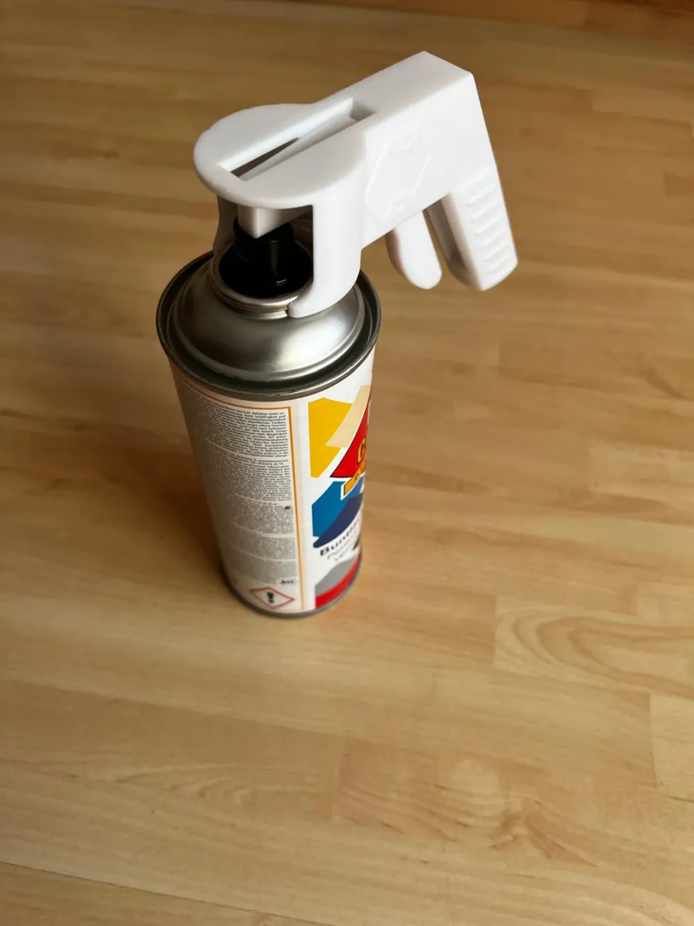 Spray can handle - print in place Remixed by Nico - MakerWorld Spray can handle - print in place Remixed by Nico - MakerWorld