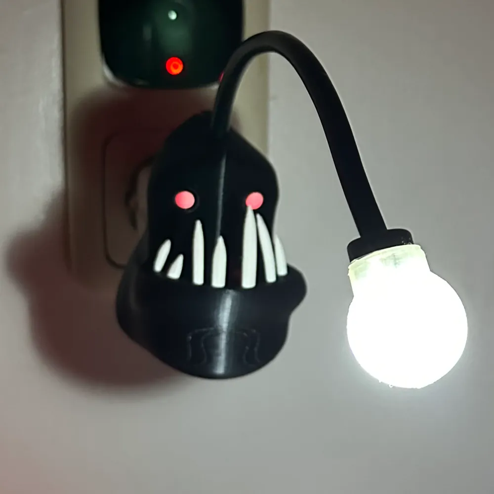 Anglerfish - USB Night Light for Children by Stefan - MakerWorld