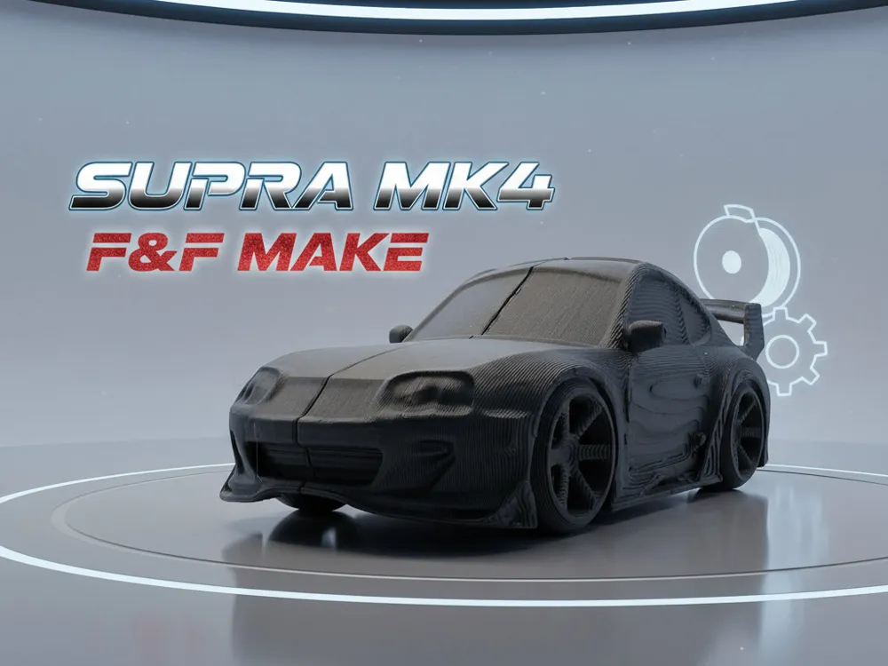 Toyota Supra MK4 F&F Series - Free 3D Print Model - MakerWorld