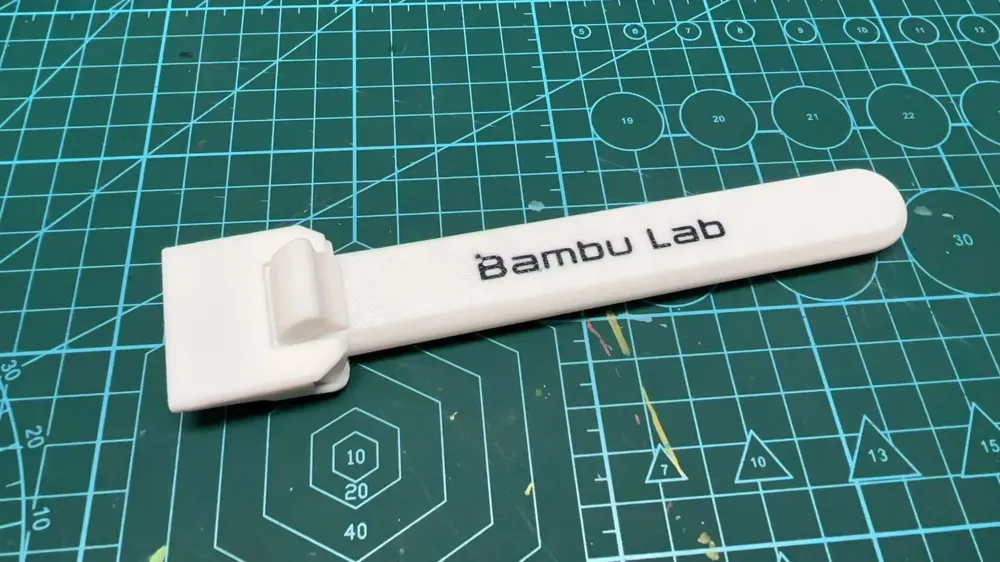 Bambu Bed Scraper - Modified - Free 3D Print Model - MakerWorld
