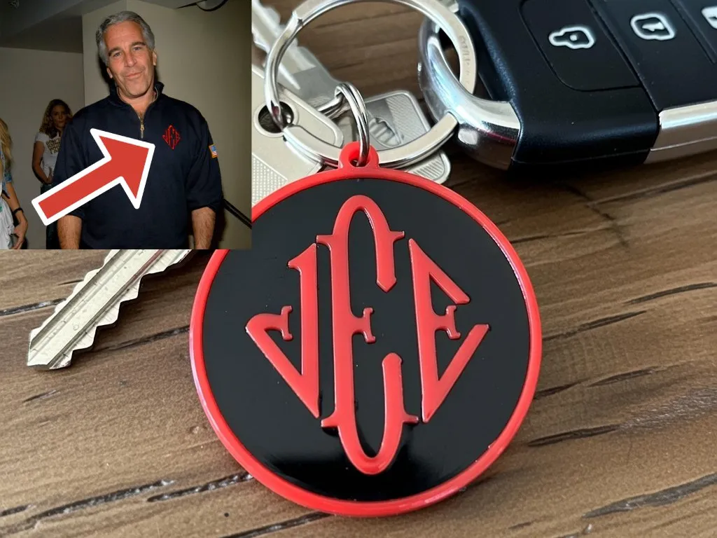 Logo de la marque porte-clés Jeffrey Epstein - Modèle d'Impression 3D ...