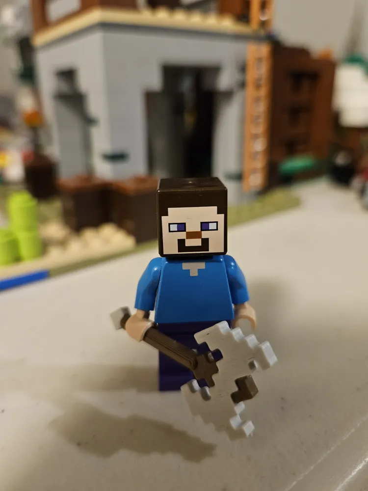 Double Axe - Brick Figure Weapon - Free 3D Print Model - MakerWorld
