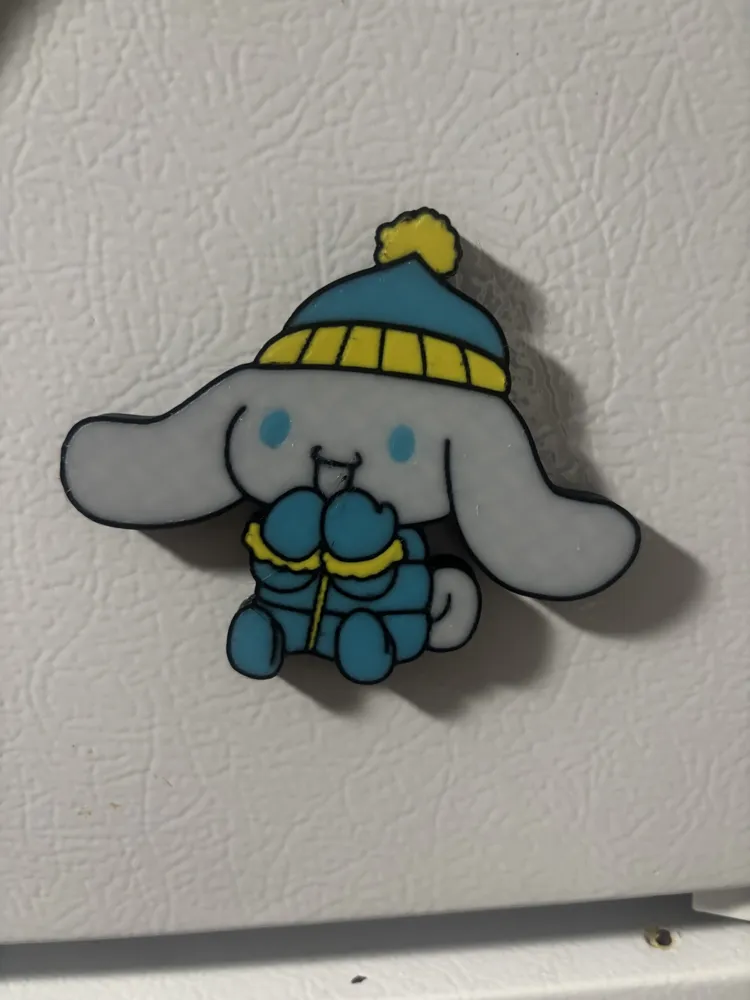 Cinnamoroll from Hello Kitty and Friends Magnet - Free 3D Print Model ...
