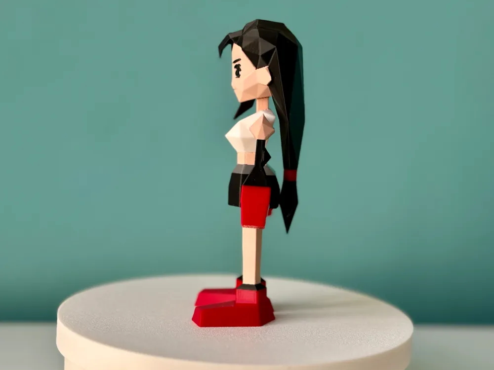 Final Fantasy VII - TIFA MULTIPART - FF7 - Free 3D Print Model - MakerWorld