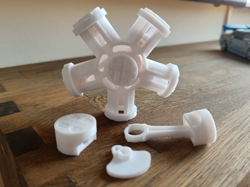 Radial Engine Fidget Toy/Spinner by Raven3D MakerWorld: Download Free ...