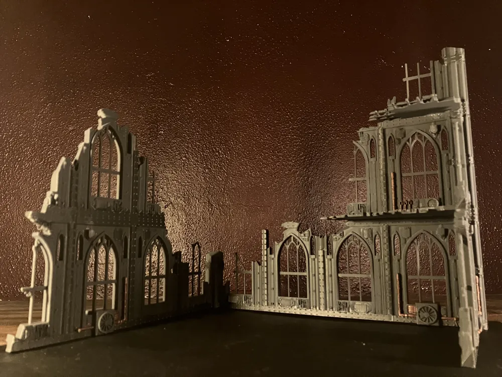 Destroyed Gothic Building Wargame Terrain 1 by Wernstrom Designs ...