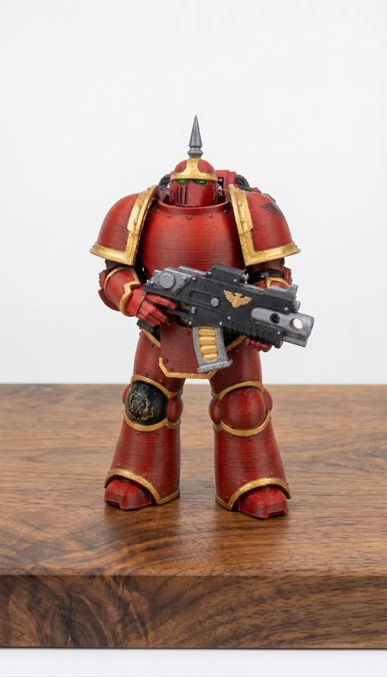 War hammer 40K - Blood Angels Legionary - Free 3D Print Model - MakerWorld
