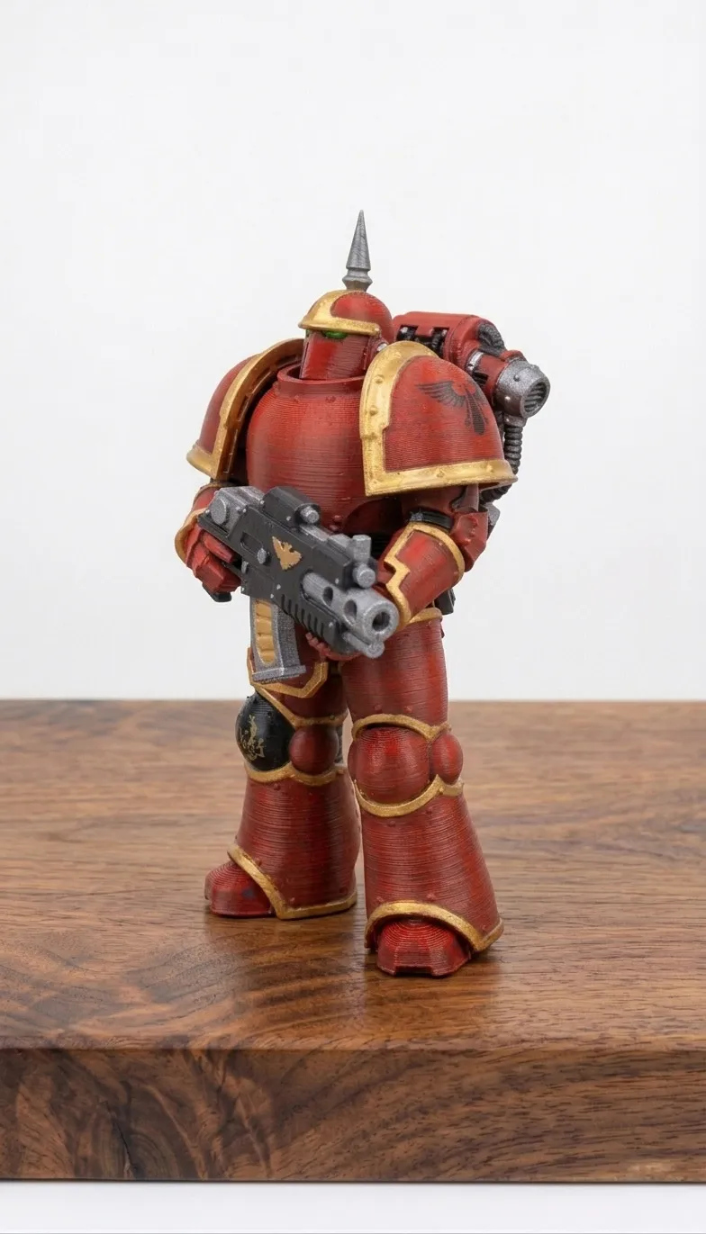 War hammer 40K - Blood Angels Legionary - Free 3D Print Model - MakerWorld