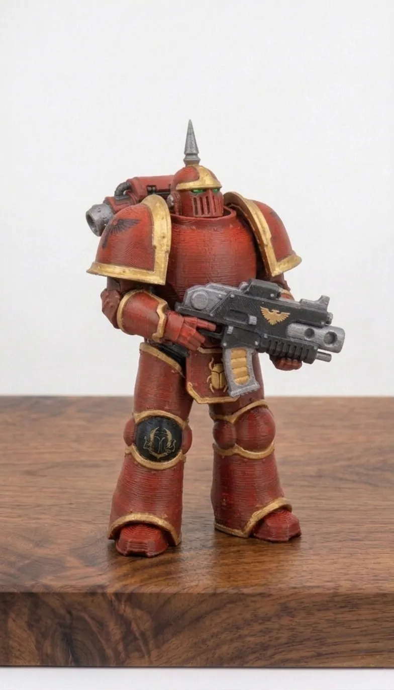 War hammer 40K - Blood Angels Legionary - Free 3D Print Model - MakerWorld