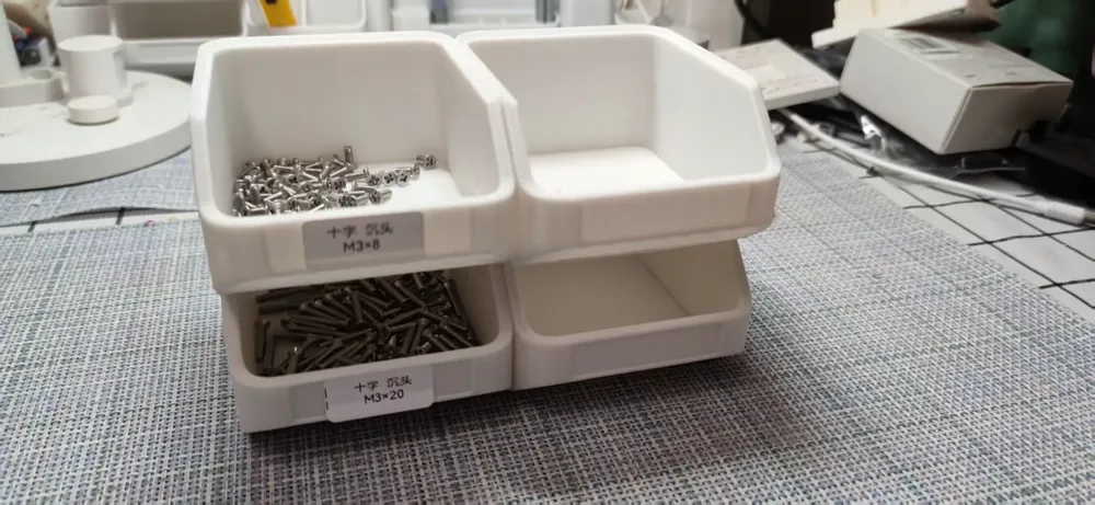 Stackable Parts Storage Box by PIANZHI - MakerWorld