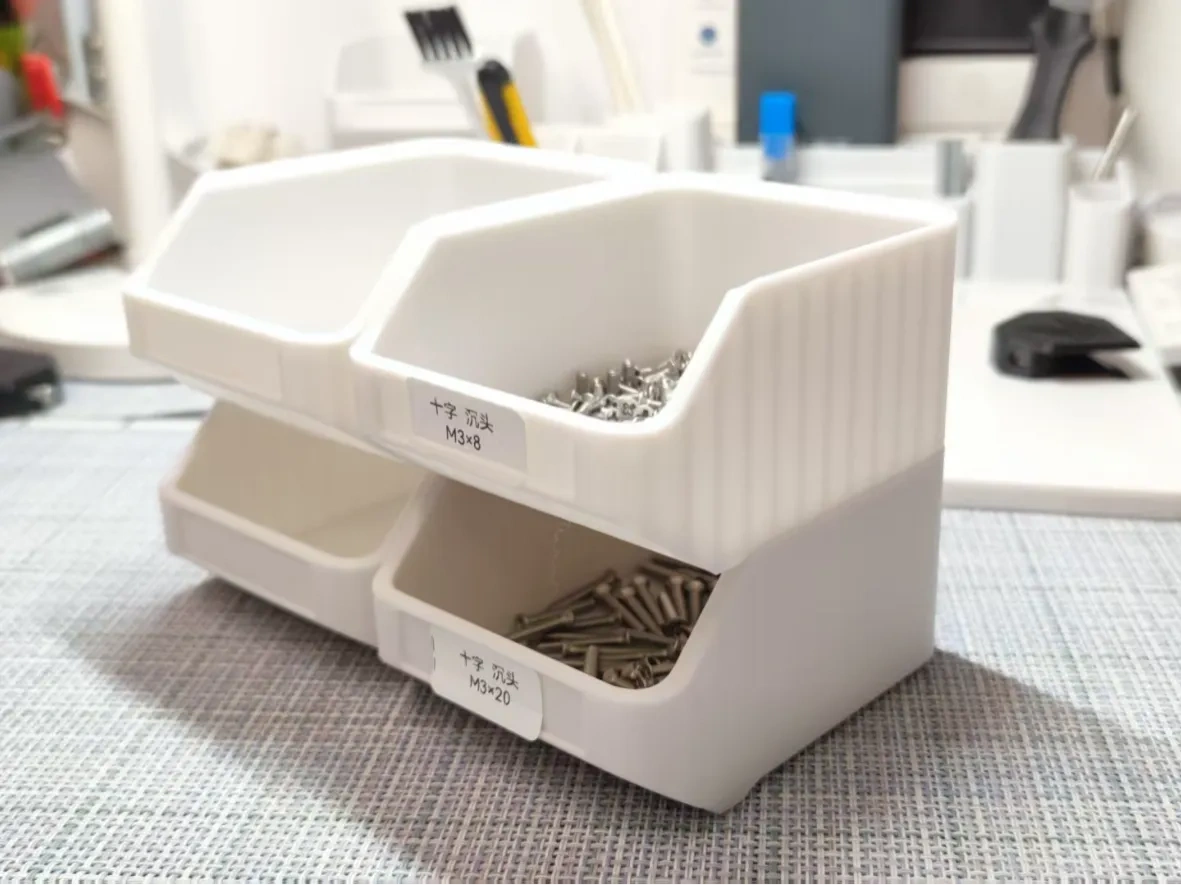 Stackable Parts Storage Box by PIANZHI - MakerWorld