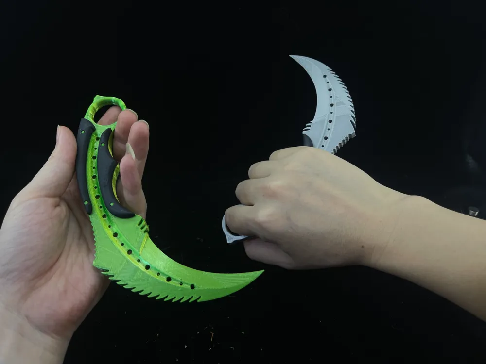 Serrated Claw Knife Karambit by SolidWorks魔方云学院 - MakerWorld