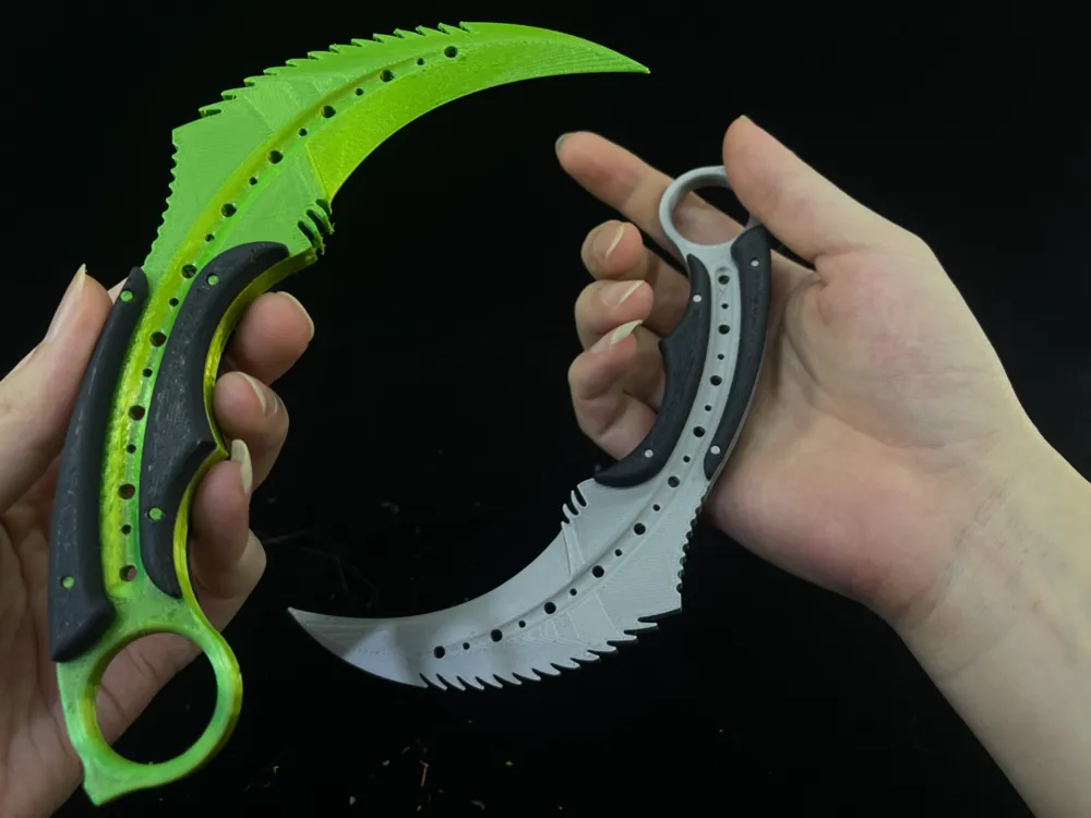 Serrated Claw Knife Karambit by SolidWorks魔方云学院 MakerWorld: Download Free 3D Models