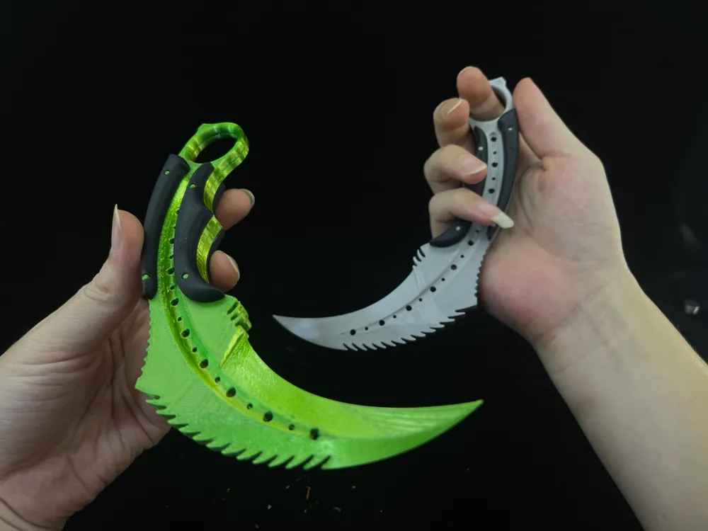 锯齿爪刀serrated Claw knife Karambit 来自 SolidWorks魔方云学院 - MakerWorld
