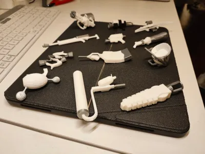 斯普拉遁 秩序篇武器 全12把 Side Order Weapons 来自 Ezio - MakerWorld