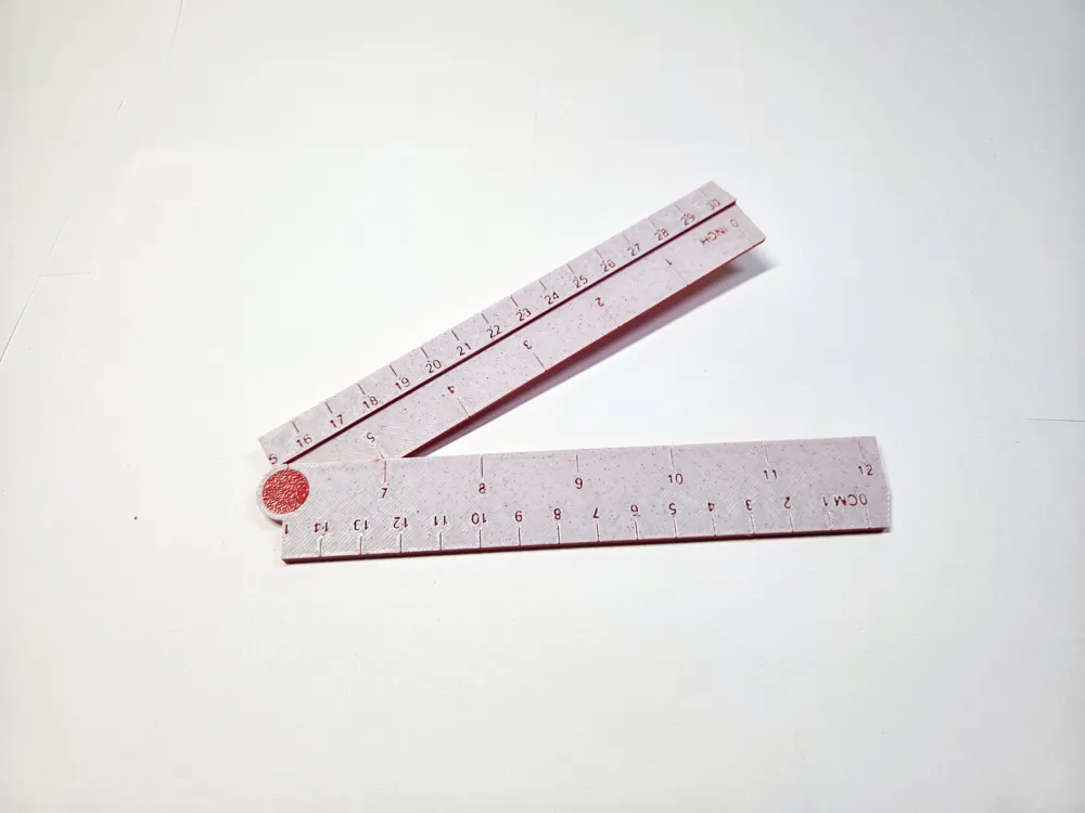 Foldable Ruler by Altron Designs MakerWorld: Download Free 3D Models