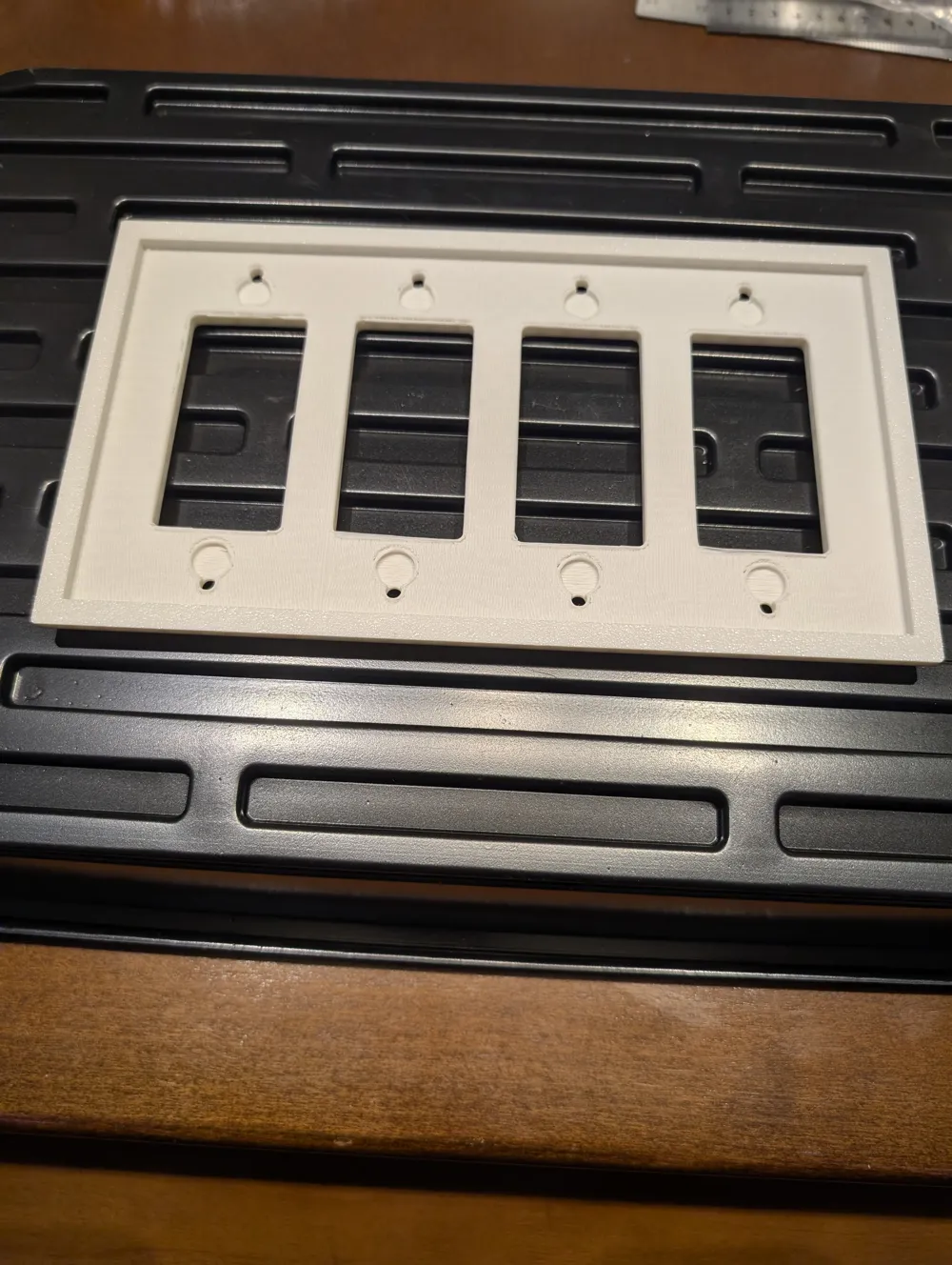 Decorative Decor Style Quad Cover Plate - Free 3D Print Model - MakerWorld