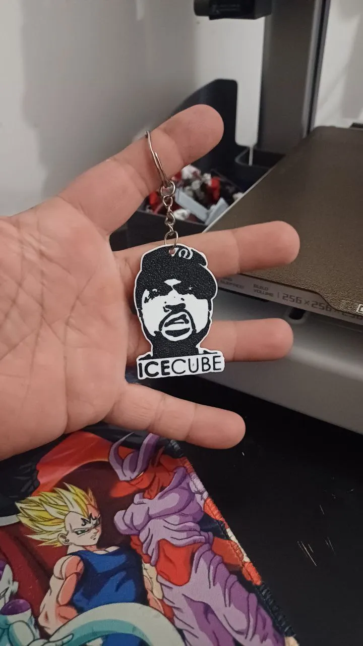 Ice Cube keychain by Cajo 3D - MakerWorld