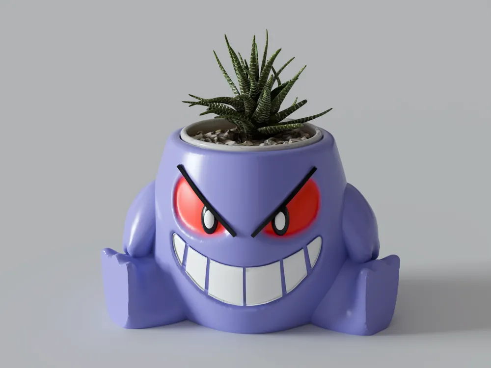 Pokemon Gengar Pen Holder - Free 3D Print Model - MakerWorld