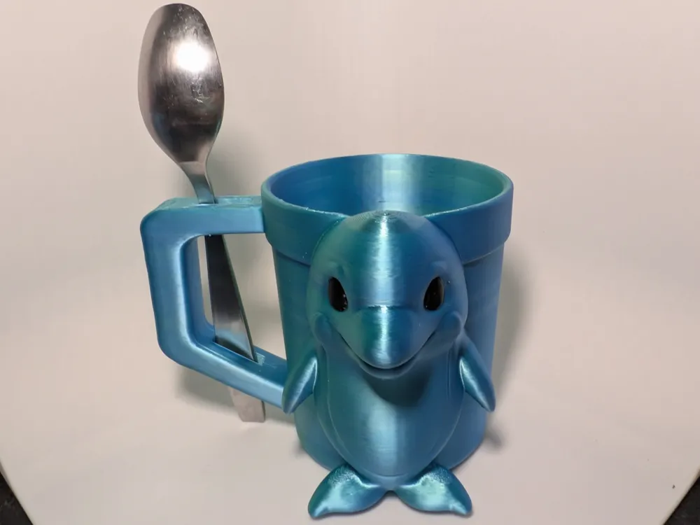 Dolphin Ice Cream Pint Holder by L&M Designs MakerWorld: Download Free ...