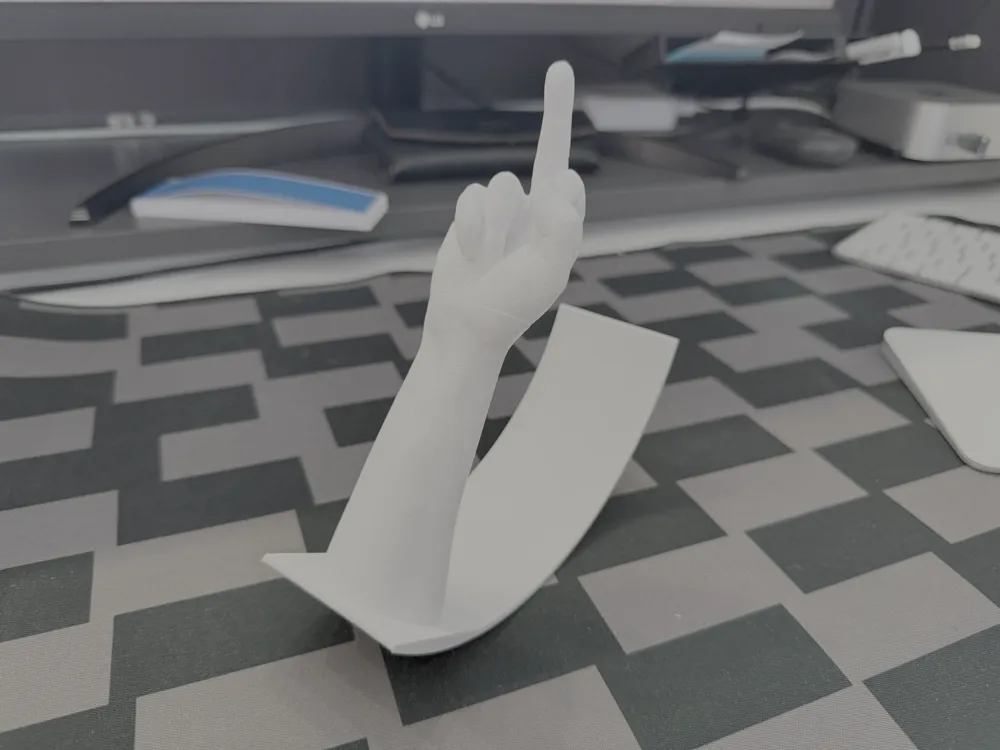 Schwingender Mittelfinger – Kostenloses 3D-Druckmodell – MakerWorld