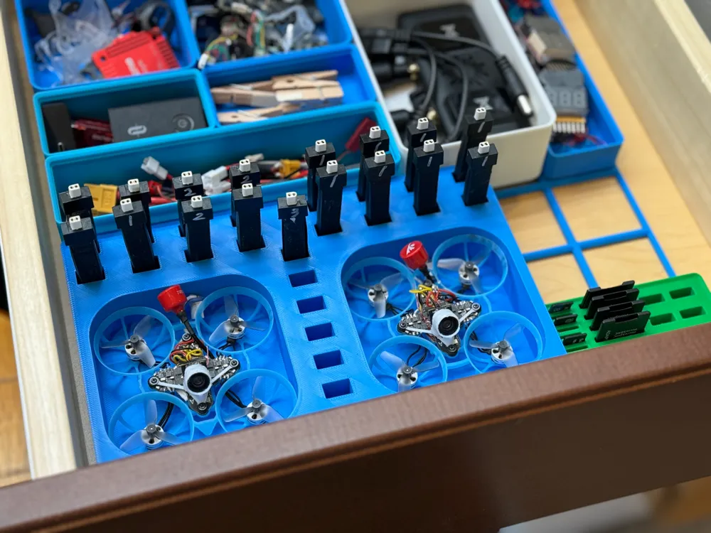 Tiny Whoop Organizer for Gridfinity by Patrick Schuster - MakerWorld