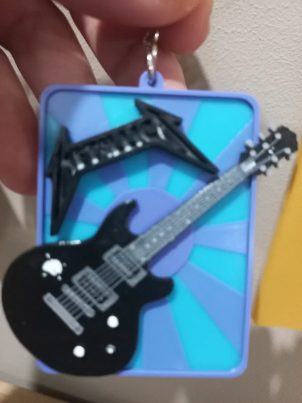 Keychain Guitar Iron Maiden and Metallica by Tatteljeeke - MakerWorld