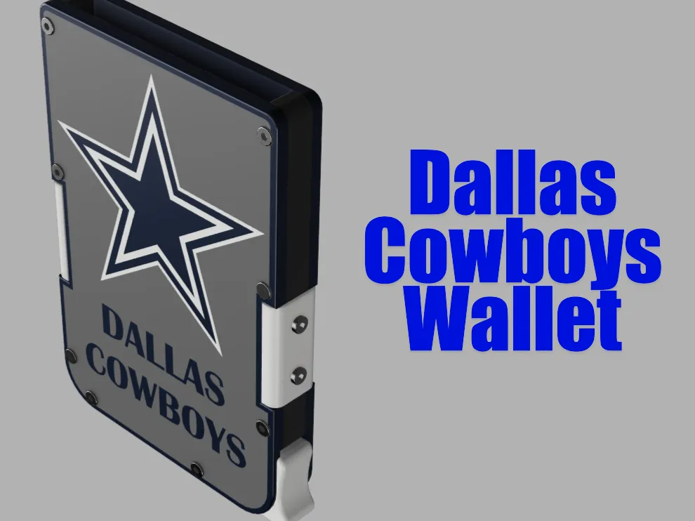 Dallas Cowboys Wallet by Peepin - MakerWorld