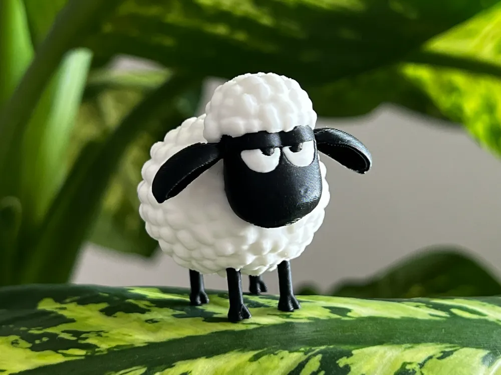 Grumpy Fluffy Sheep by MakerPair MakerWorld: Download Free 3D Models