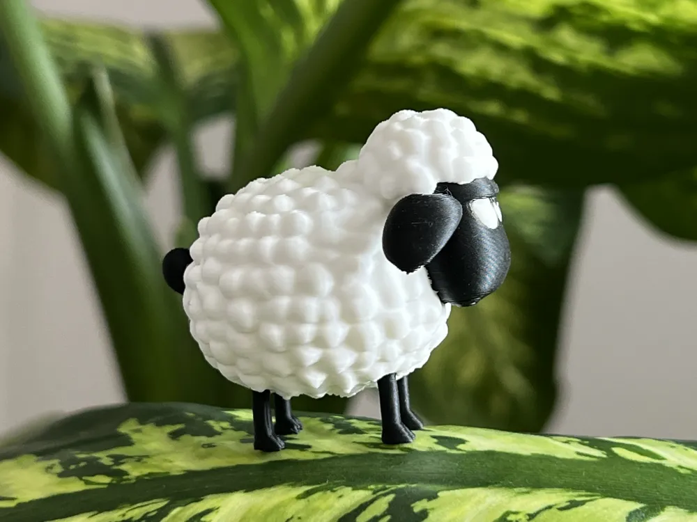 Grumpy Fluffy Sheep by MakerPair MakerWorld: Download Free 3D Models