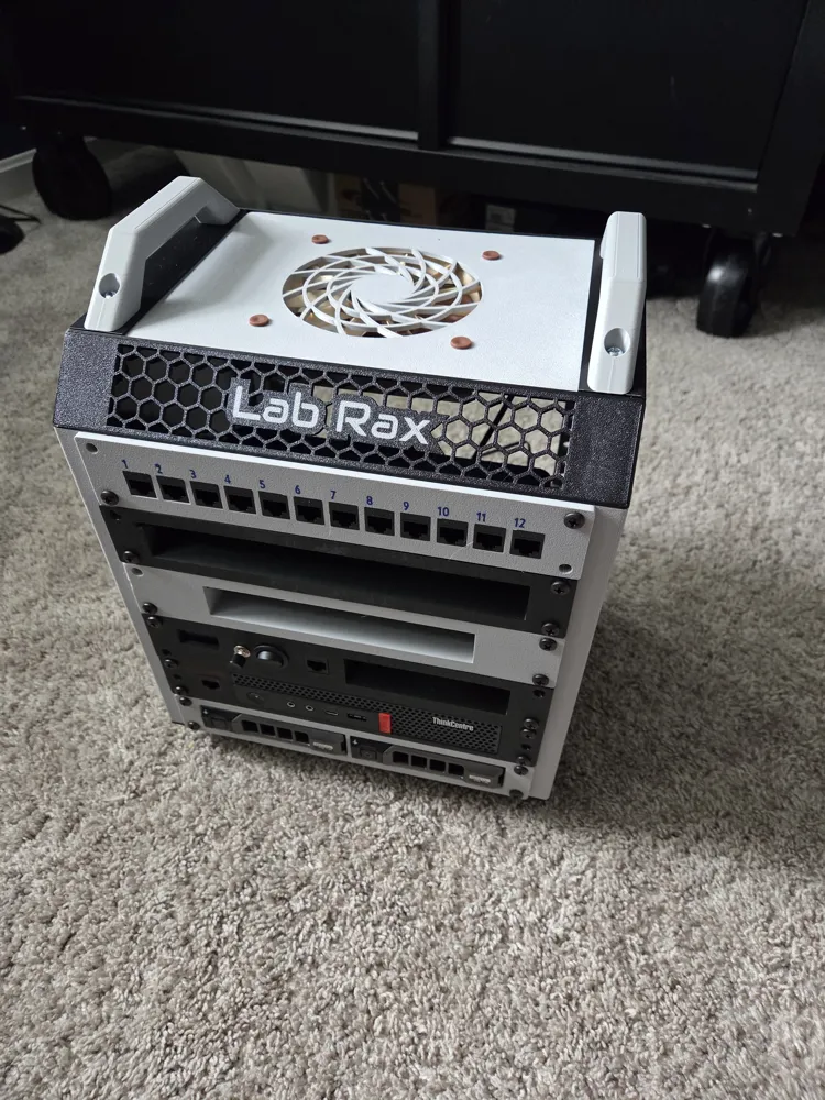 Lab Rax 6U 10" server rack - Bolted Version Remixed by Cowasaur ...