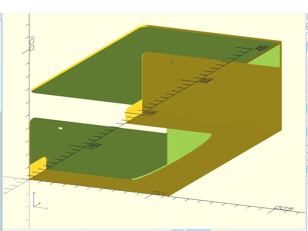 [OpenSCAD]Suspend the tissue box below the board! by hgjazhgj ...