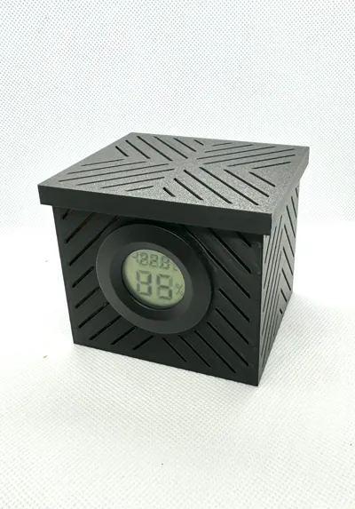 desiccant boxes with and without hygrometer by design element - MakerWorld