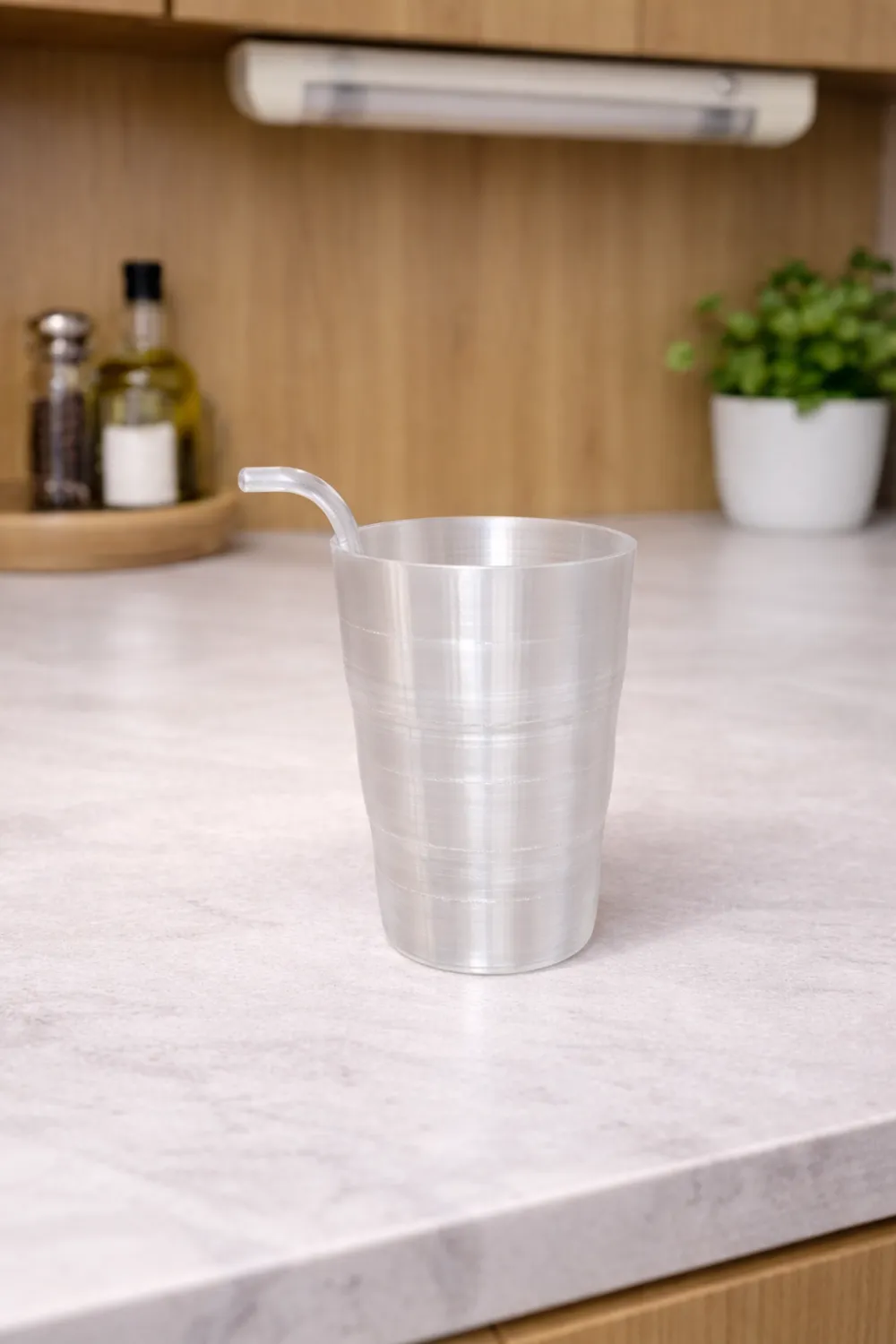 SmartCup – 3D Printed Cup with Integrated Straw - Free 3D Print Model ...