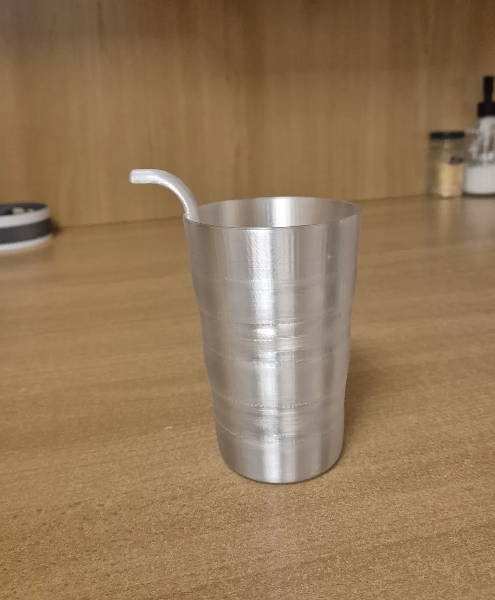 SmartCup – 3D Printed Cup with Integrated Straw - Free 3D Print Model ...