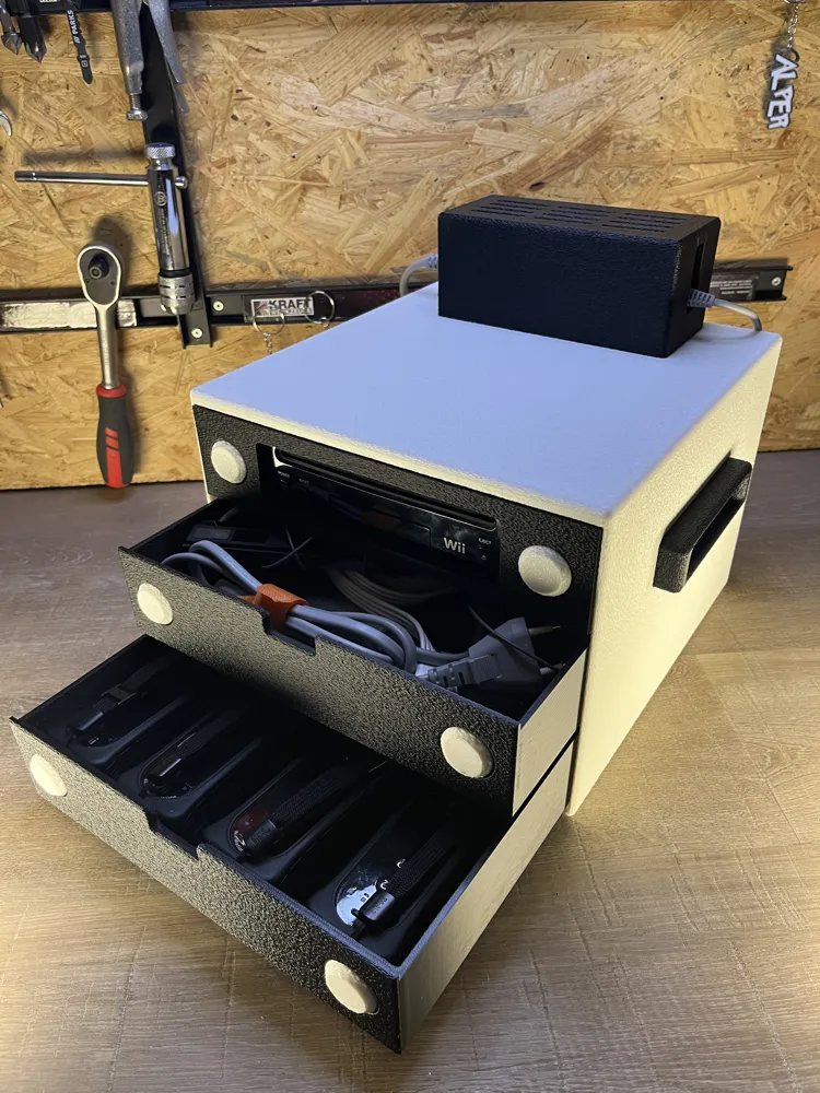 Console Storage Box - Nintendo Wii Compatible - Free 3D Print Model ...